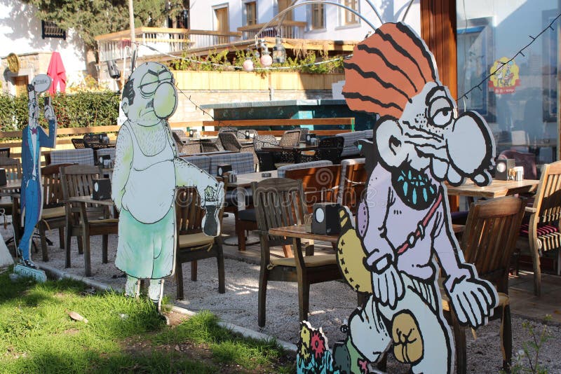 Leman Figures in Front of Cafe Leman Editorial Stock Photo - Image of ...