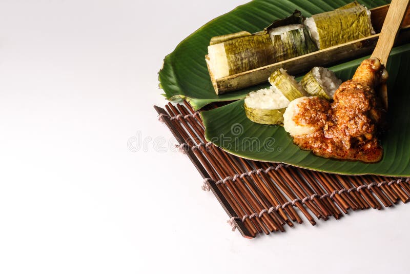 Lemang stock photo. Image of asia, curry, lemak, local - 59909866