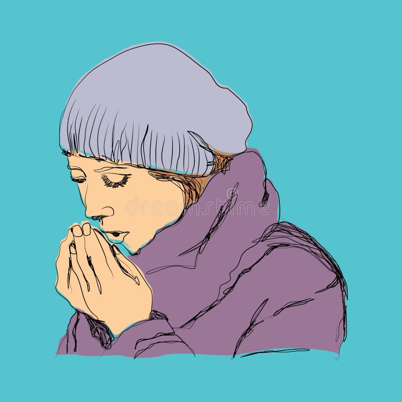 Cold Flu Graphic Line Drawing Stock Illustrations – 319 Cold Flu ...