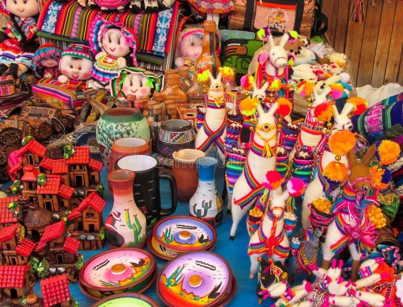 Tradicionais Peruanos Handcraft O Peru De Andes Cuzco Das Lembranças ...