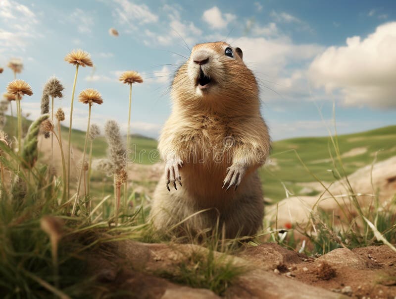 Lemming stock illustration. Illustration of dinner, eating - 293695919