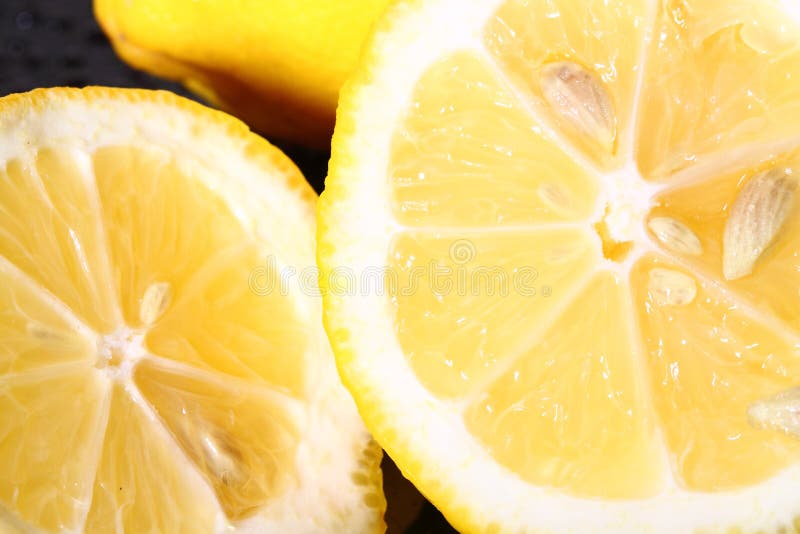 Lemon stock photo. Image of fresh, yellow, lemon, segment - 19642266