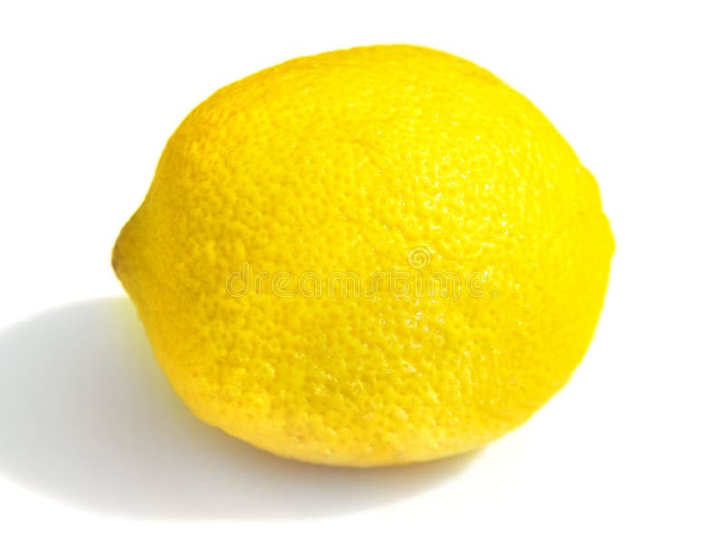Lemon isolated on white stock image. Image of freshness - 136799937