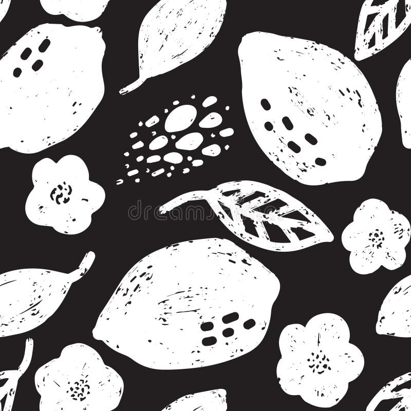 Lemon Abstract Grunge Texture Stylized Pattern Rapport Stock Vector ...