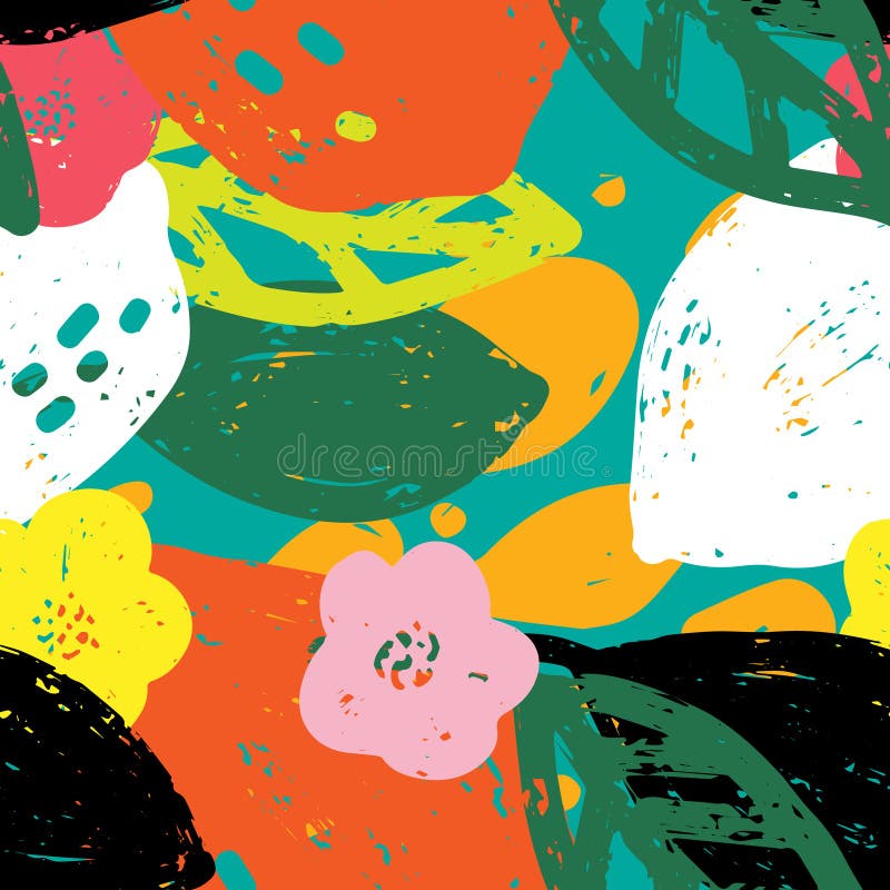 Lemon Abstract Grunge Texture Stylized Pattern Rapport Stock Vector ...