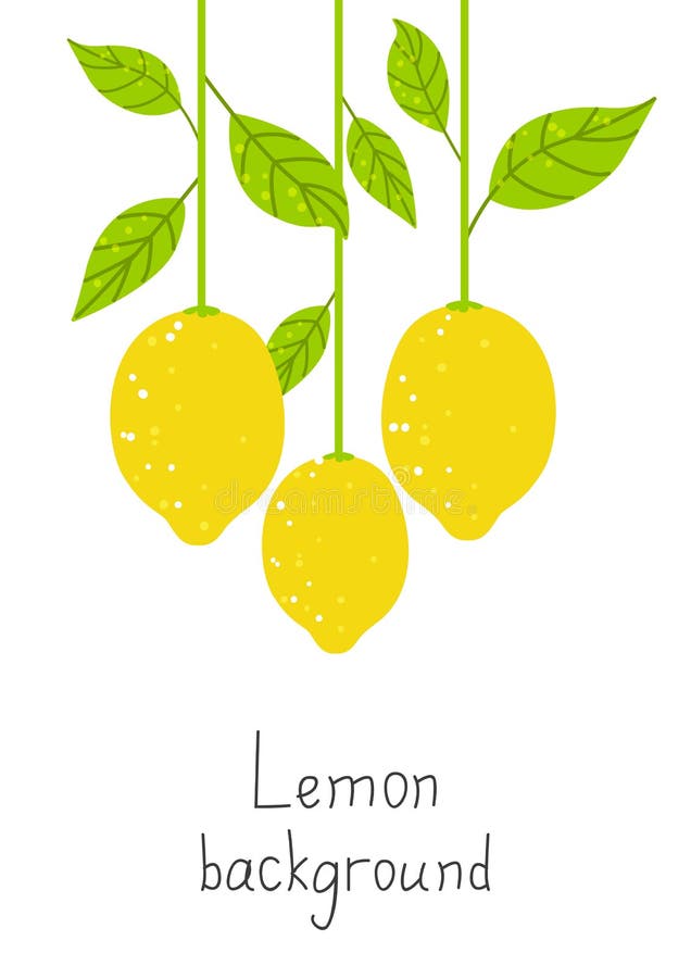 Lemon background stock vector. Illustration of fresh - 70235178