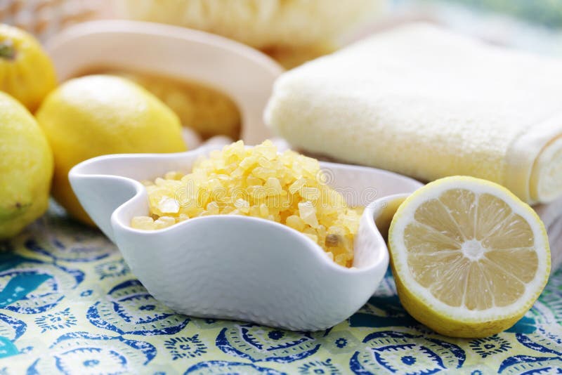 Lemon bath stock photo. Image of body, product, care, wellbeing - 6133628