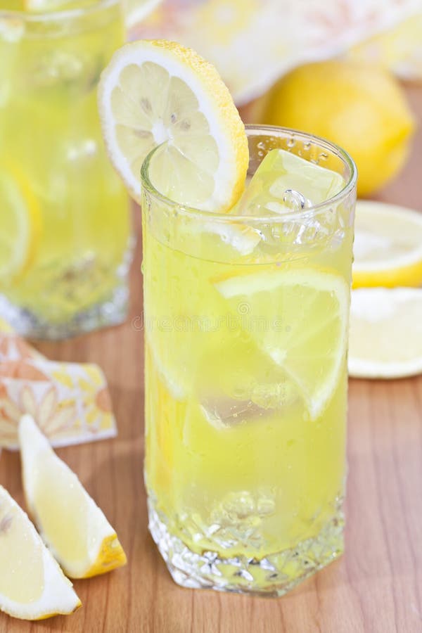 Lemon beverage stock image. Image of chilly, freshening - 14546947