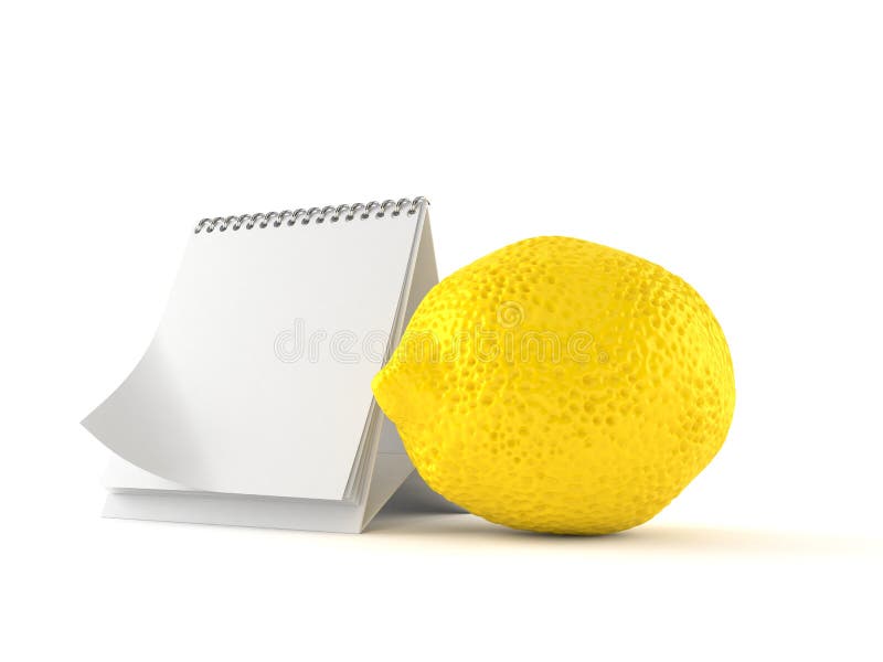 Lemon with note stock illustration. Illustration of healthy - 175146027