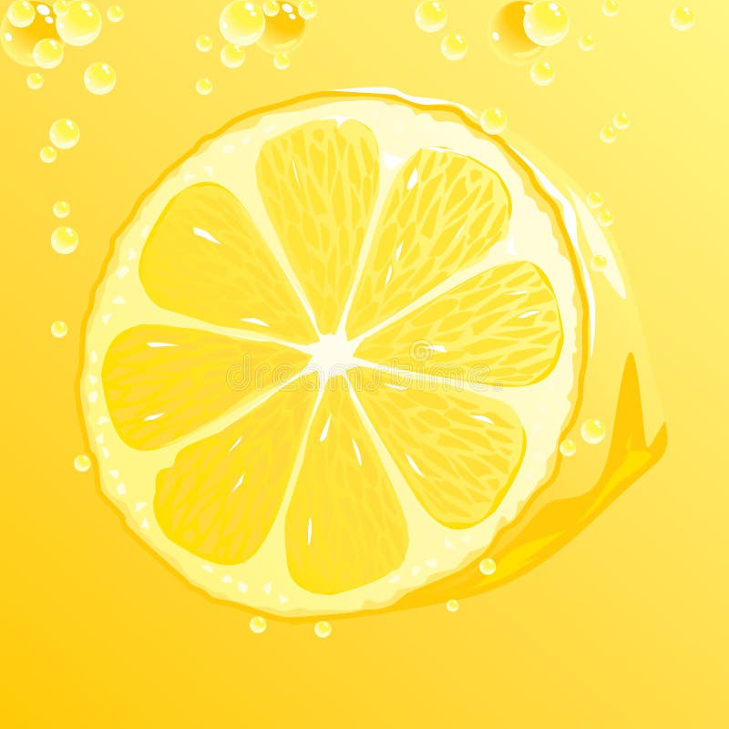 Vector lemon sun stock vector. Illustration of design - 9070821