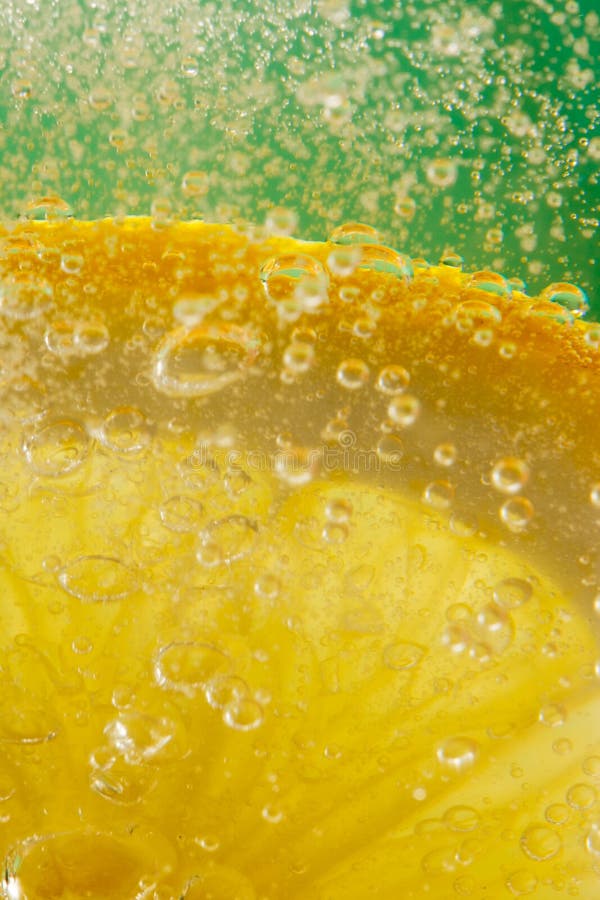 Lemon with bubbles stock photo. Image of care, fresh - 43083816