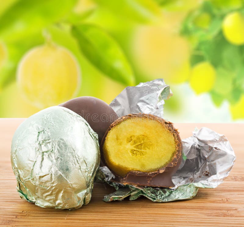 Lemon chocolate stock photo. Image of snack, group, dipped - 41960704