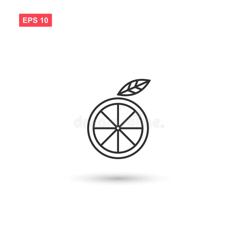 Lemon Citrus Fruit Icon Vector Design Isolated 2 Stock Vector ...