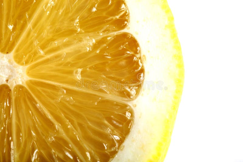 Lemon Closeup stock image. Image of close, isolated, fruity - 16794847