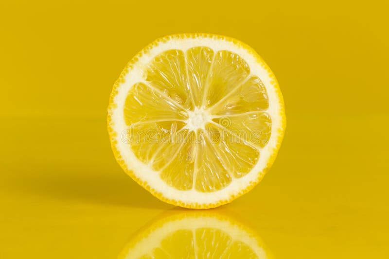 Lemon cross section stock image. Image of healthy, nutrition - 84120341