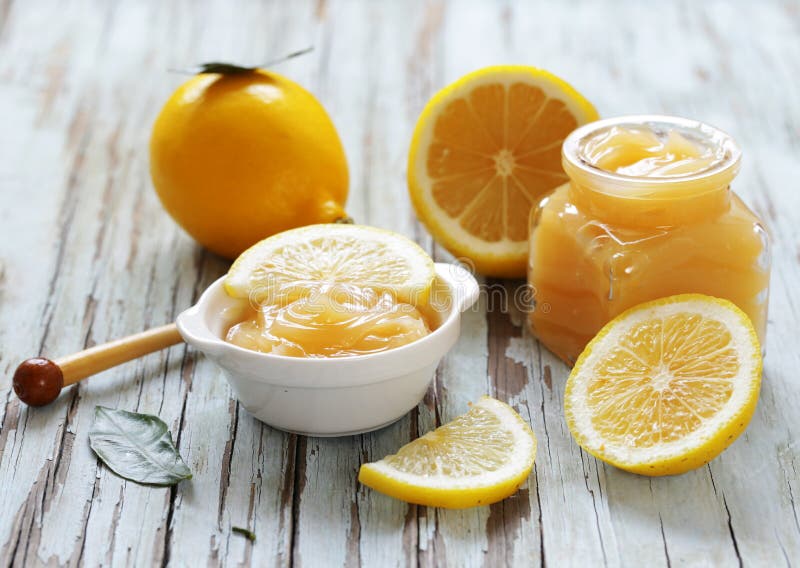 Lemon Curd Cream Made from Organic Lemons Stock Photo - Image of eating ...