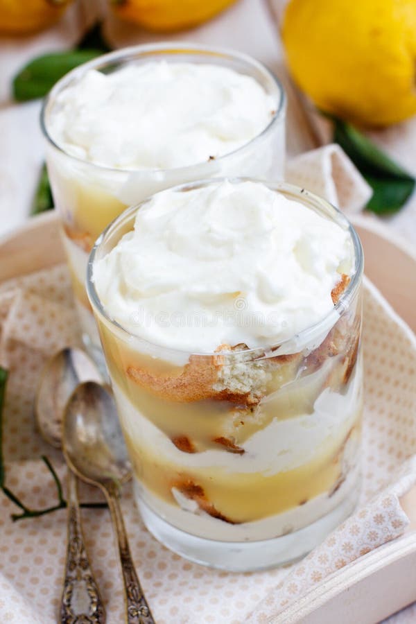 Lemon curd dessert stock image. Image of citrus, trifle - 23500701