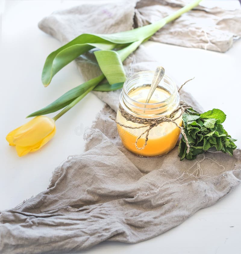 Citrus and tulip stock image. Image of mirror, flowers - 76362179