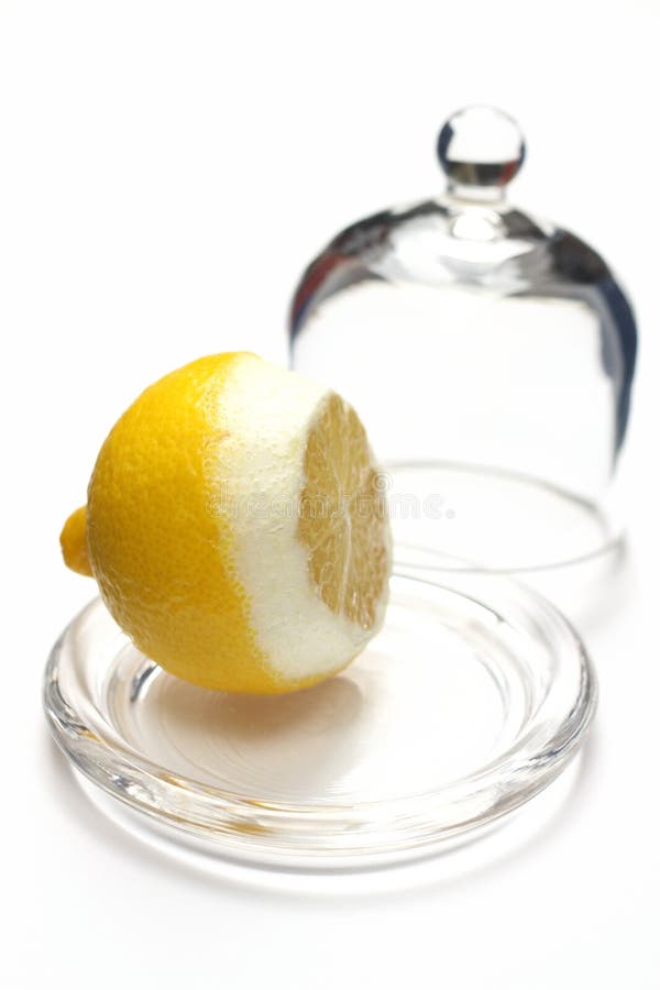Lemon cut in half stock photo. Image of fruit, lemon - 13317214