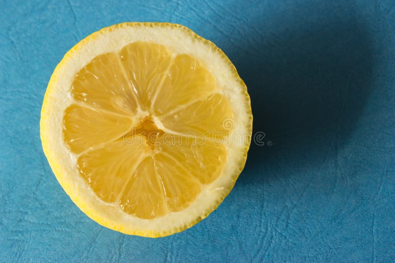 Lemon cut in half stock photo. Image of piece, fruit - 88412550