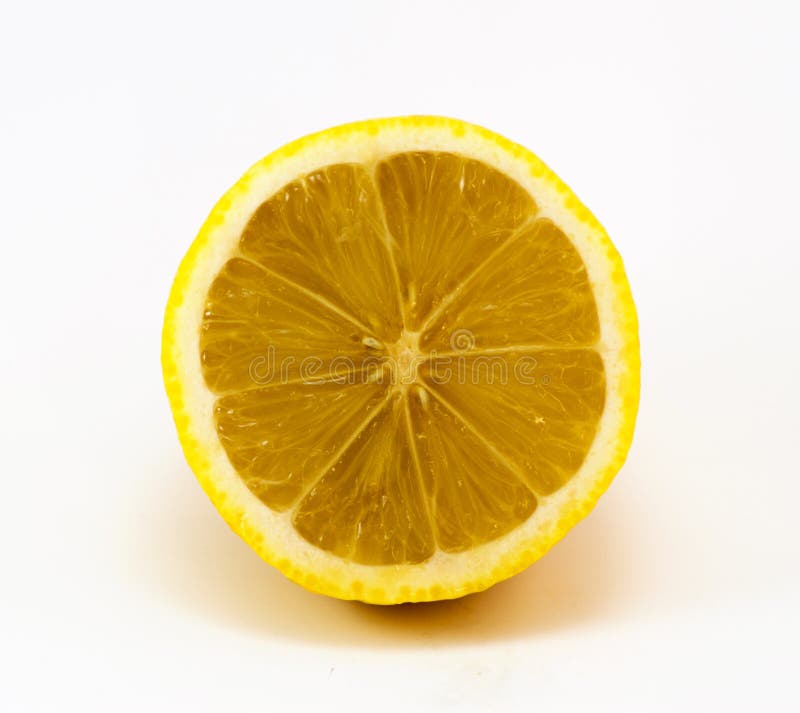 Lemon cut in half stock photo. Image of calories, diet - 37085370