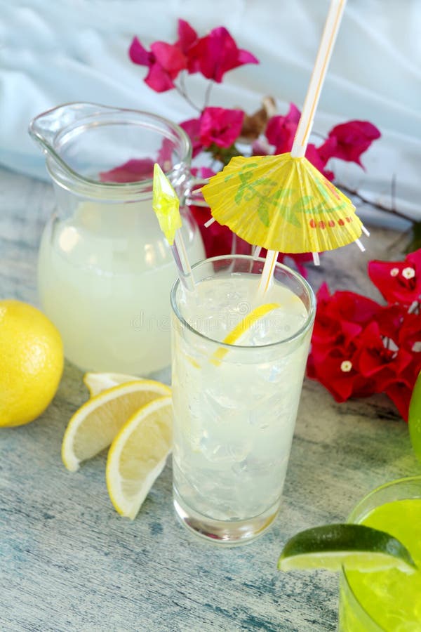 Lemon Drink stock photo. Image of culinary, straws, beverage - 23506746
