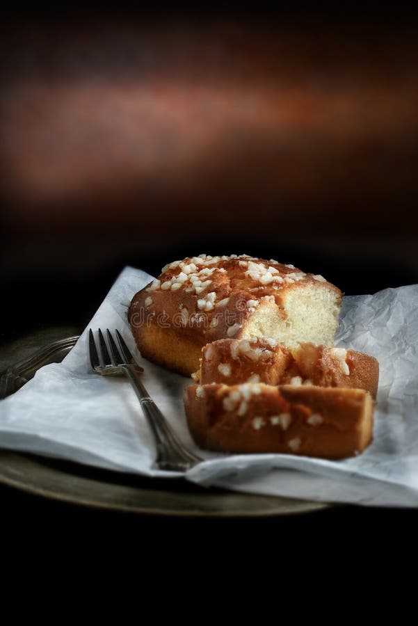 Lemon Drizzle Sponge stock image. Image of food, fresh - 52618793
