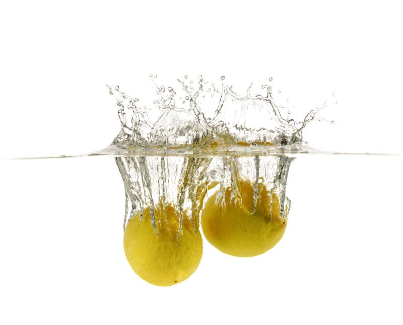 Lemon Drop in Fizzy Sparkling Water, Juice Stock Image - Image of juice ...