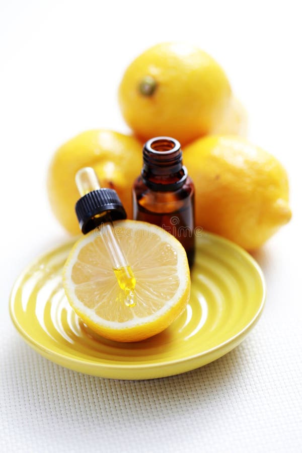 Lemon essential oil stock photo. Image of luxury, wellbeing - 11332534