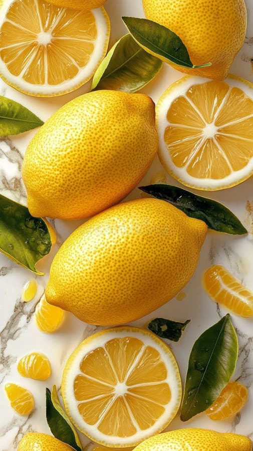 A Lemon is Falling, and it Has Been Photographed Against a Plain White ...