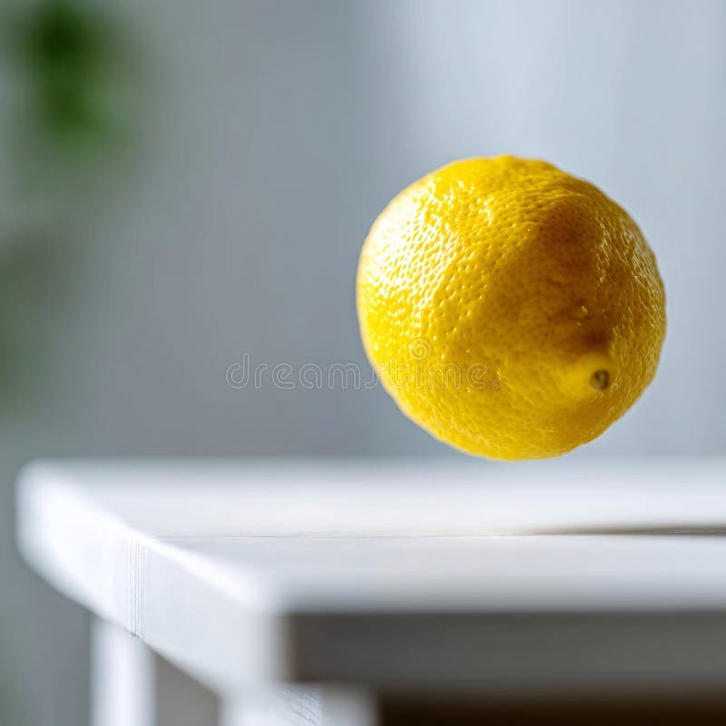 Lemon Flying Air Over Table Stock Photos - Free & Royalty-Free Stock ...