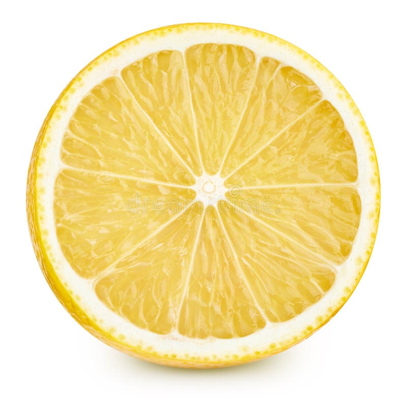 Lemon, Fresh Lemon Fruit with Clipping Path Stock Photo - Image of ...