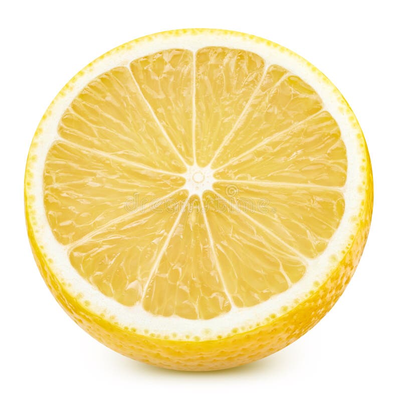 Lemon, Fresh Lemon Fruit with Clipping Path Stock Photo - Image of ...