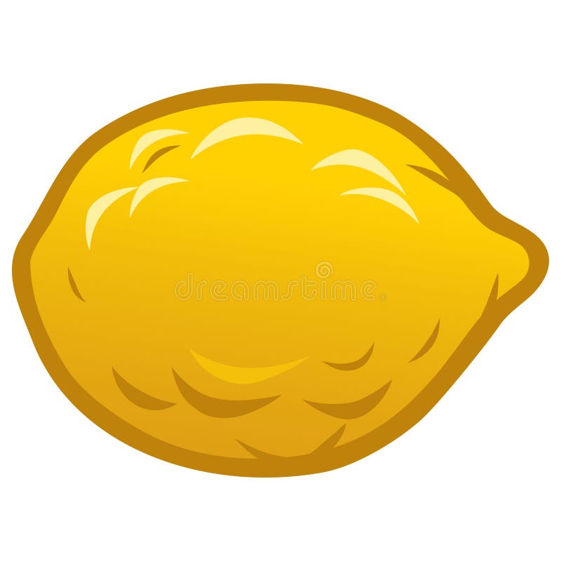 Lemon Fresh Fruit Doodle Drawing Cartoon Illustration Vector Stock ...