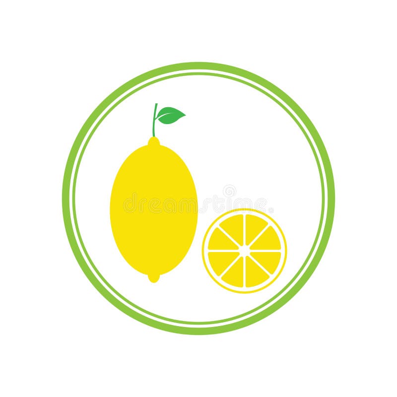 Lemon stock vector. Illustration of slice, vector, lemon - 175998538