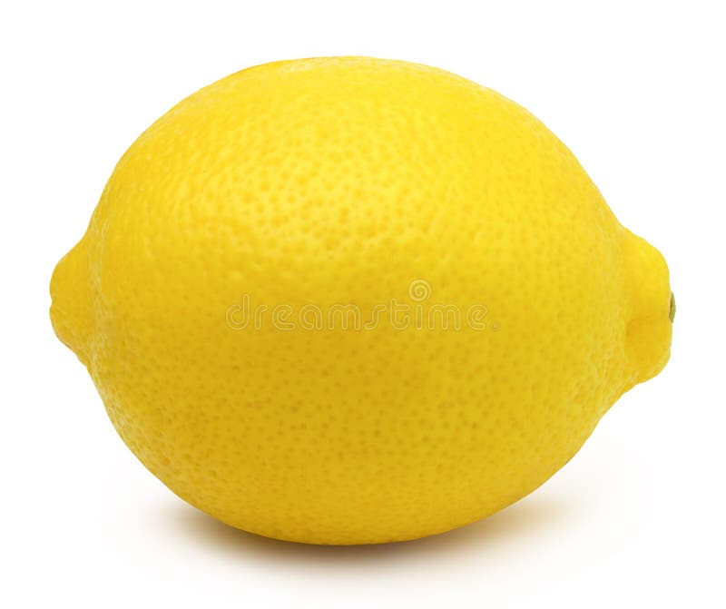 Lemon Fruit Isolated on White Background with Clipping Path Single ...