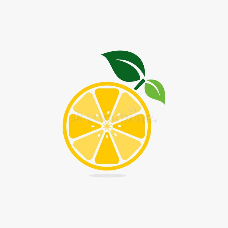 Lemon Fruit Logo Design Vector Stock Vector - Illustration of food ...