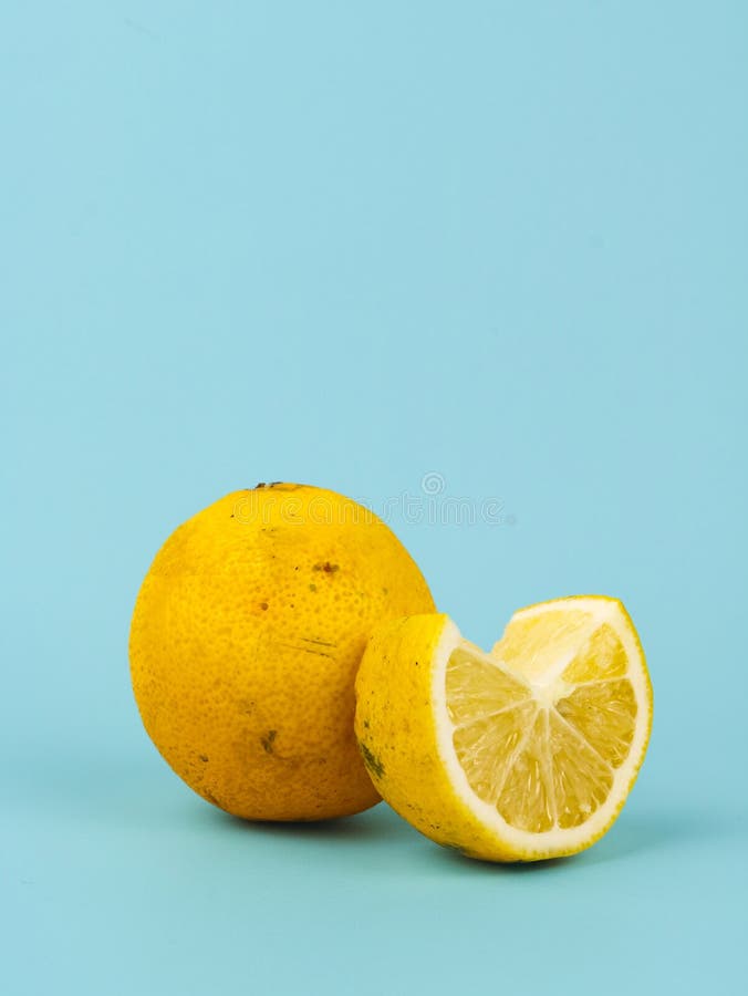 Lemon Fruit, Slice and Half, Fresh and Juicy Lemon Stock Image - Image ...