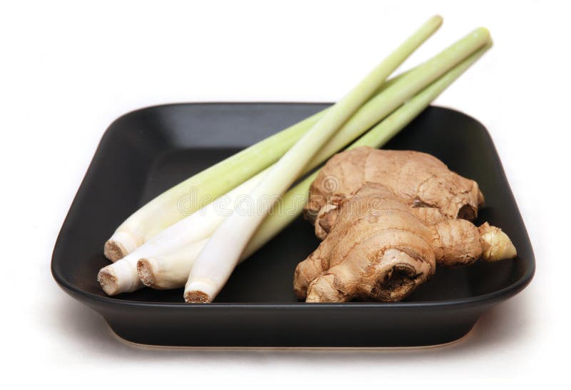 Lemon grass and ginger stock photo. Image of flavour, asian - 5789306