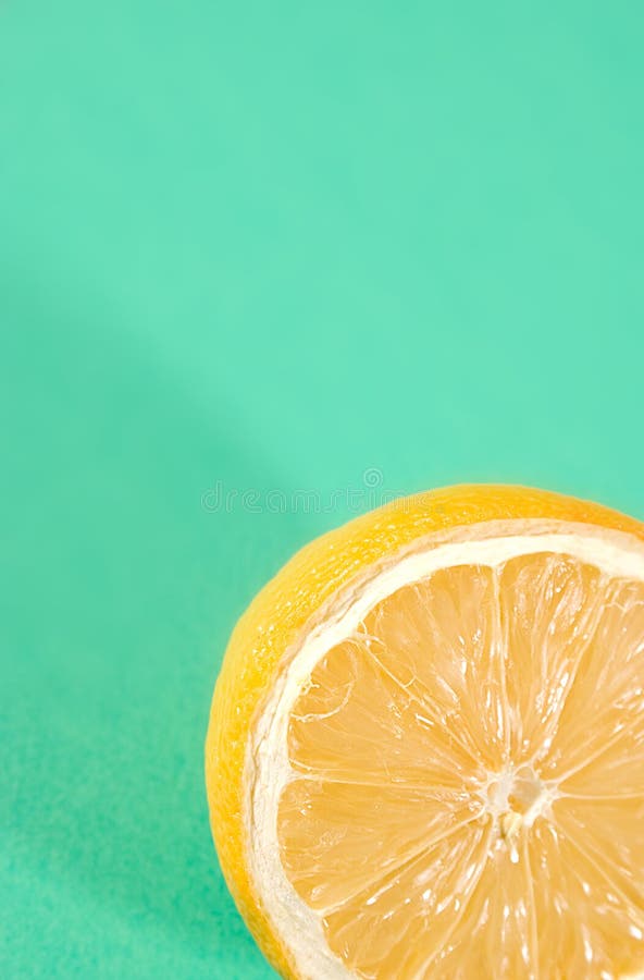 Lemon on green stock photo. Image of yellow, fruit, surface - 82734