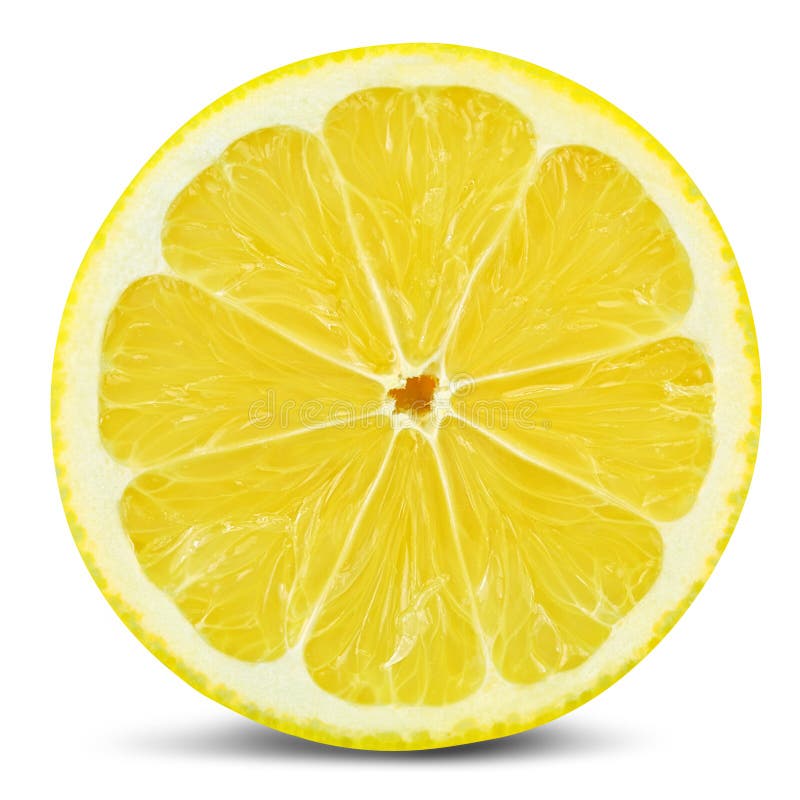 Lemon half isolated stock photo. Image of ripe, food - 116031552