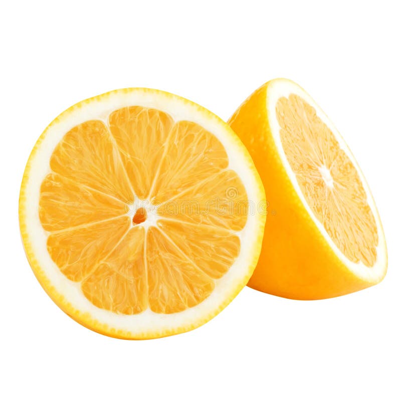 Lemon halves stock image. Image of citric, color, healthy - 18954867