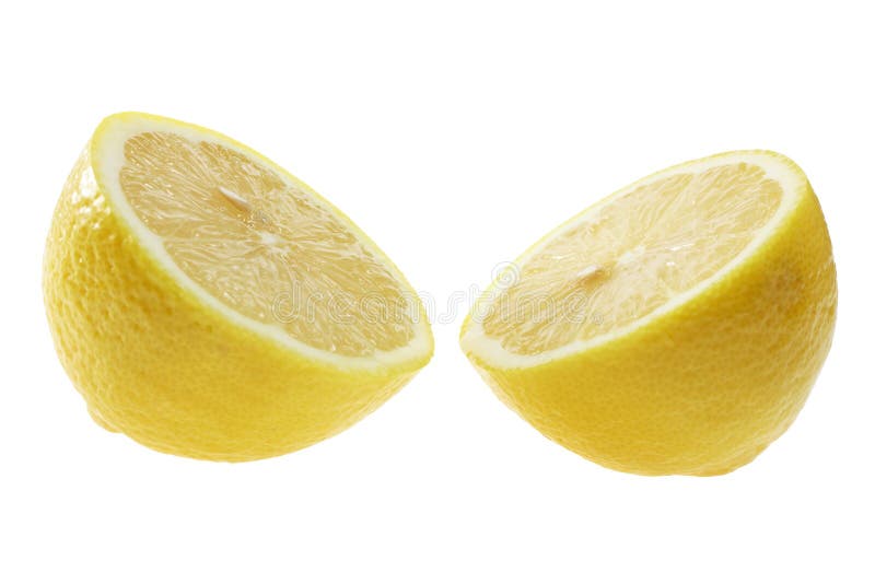 Lemon in Halves stock photo. Image of fresh, shot, halves - 20136060