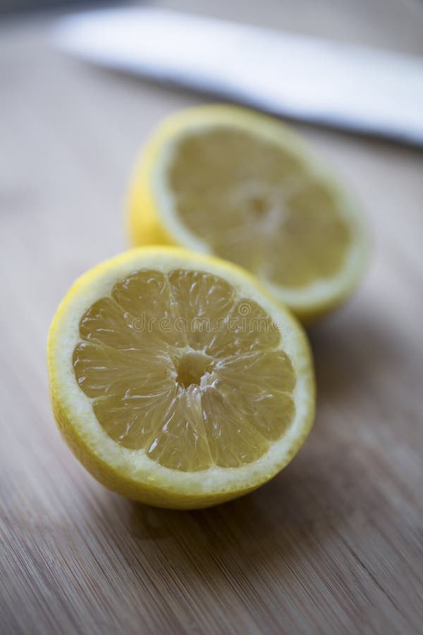 Lemon Halves Vertical stock photo. Image of citrus, fresh - 93124930