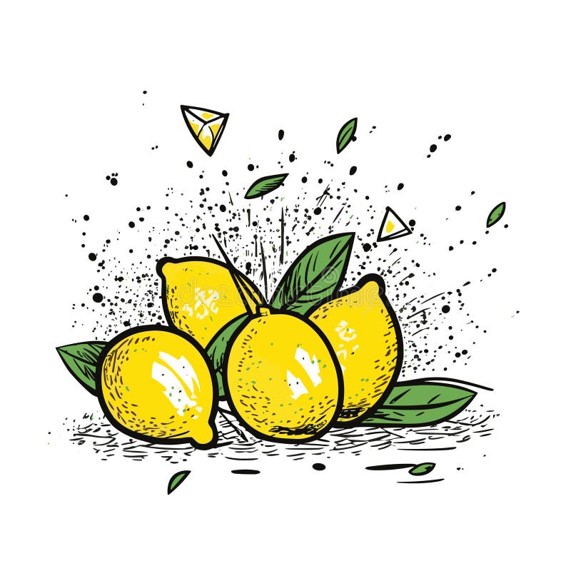 Lemon Hand-drawn Illustration. Lemon. Vector Doodle Style Cartoon ... Lemon Hand-drawn Illustration. Lemon. Vector Doodle Style Cartoon ...
