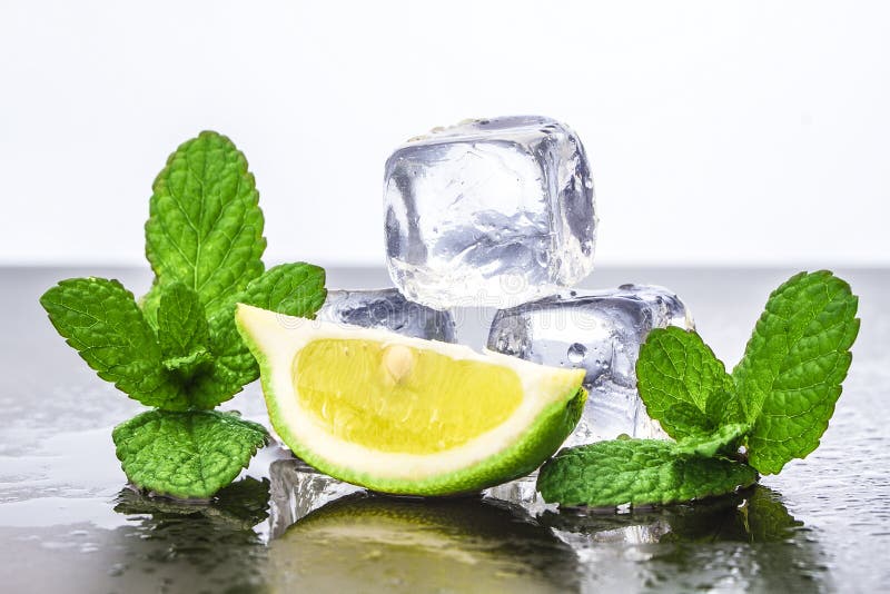 Lemon with ice stock photo. Image of drops, store, freeze - 28475788