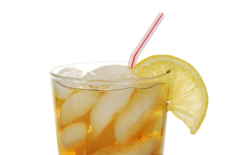 Lemon iced tea stock image. Image of pitcher, amber, cubes - 12725641