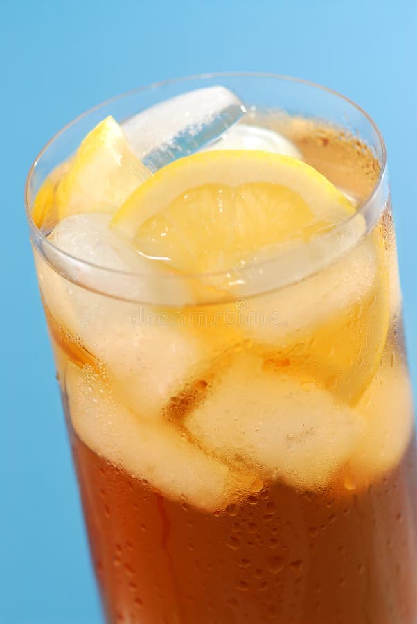 Lemon iced tea stock image. Image of beverage, cold, drops - 2066967