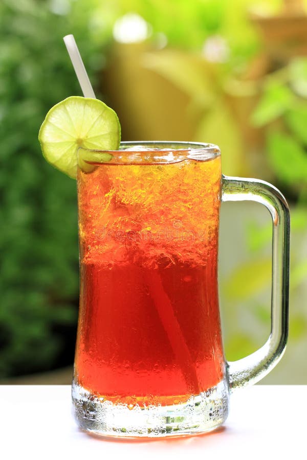Lemon tea stock image. Image of glass, drink, beverage - 25942961