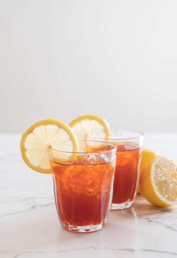 Lemon iced tea stock photo. Image of freshness, lemon - 107716494